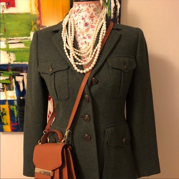 Ralph Lauren | Jackets & Coats | Rare Rl Wool Equestrian Coat Flash ...